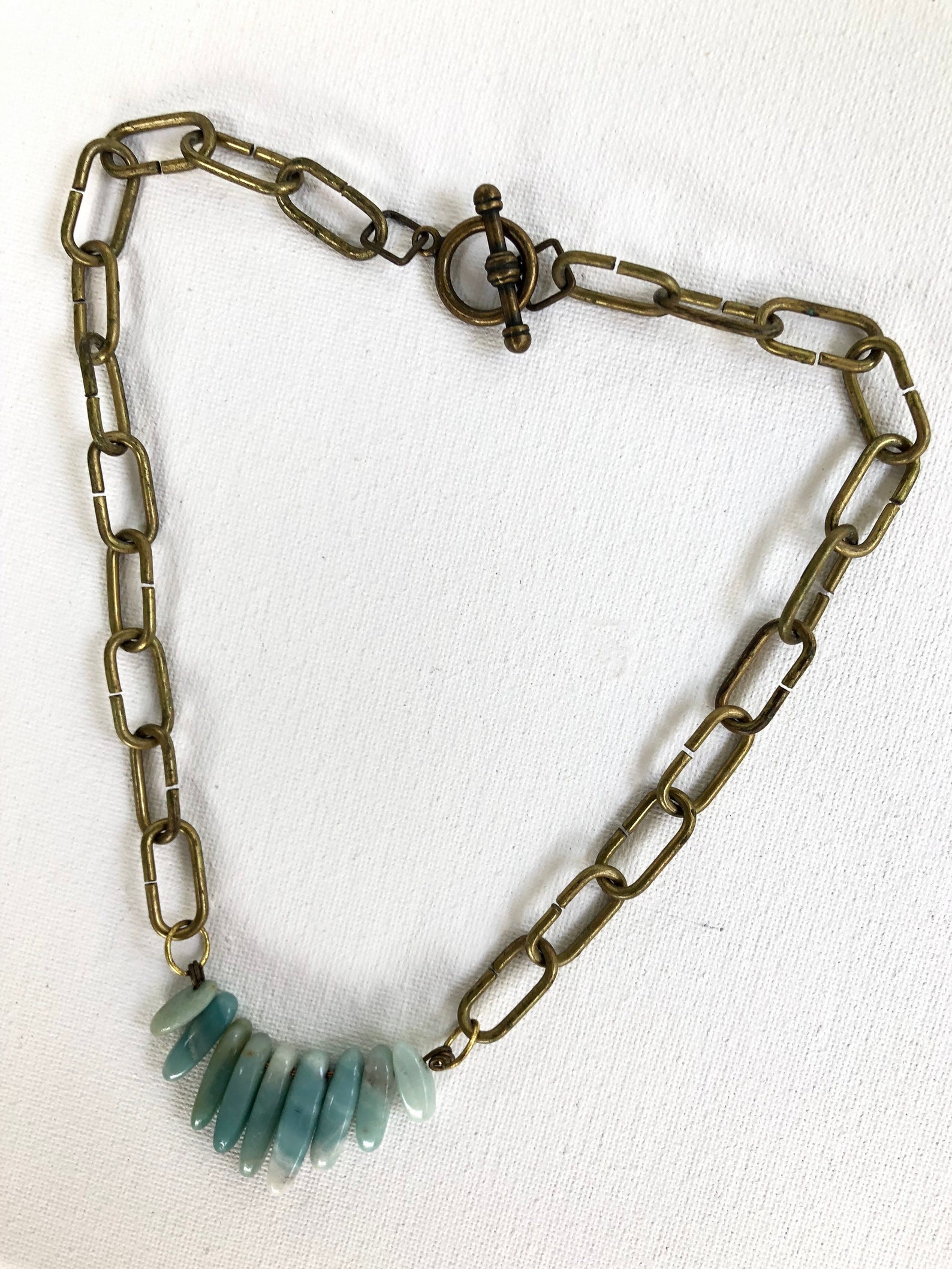 Stone and Chain - Etsy