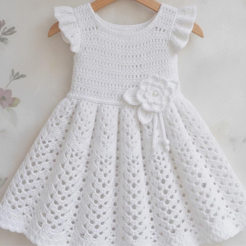 Boy Baby Crochet Dress - Etsy UK