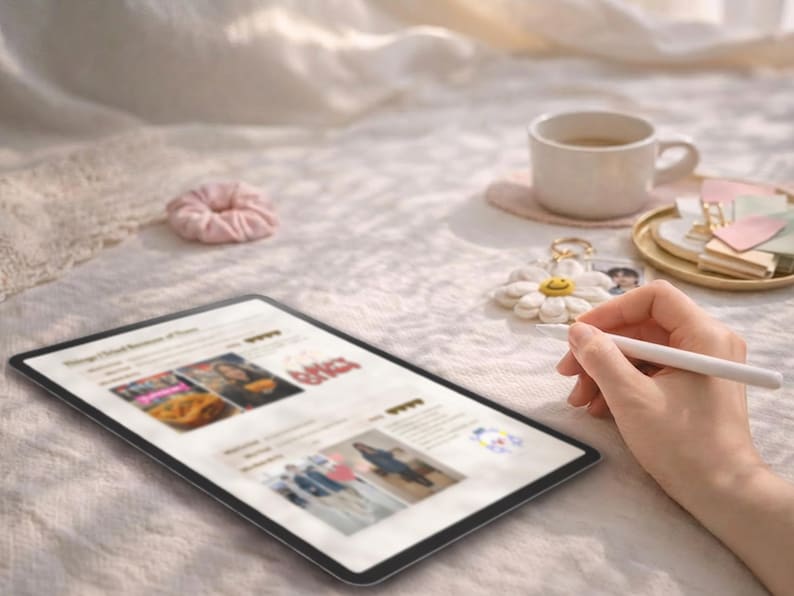 K-pop Digital Journal | Fandom Archive Planner Bundle (undated, US ...