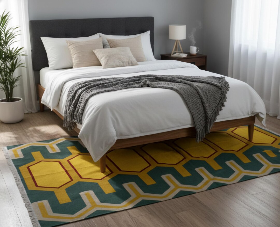 Flatweave Woollen Carpets - Etsy