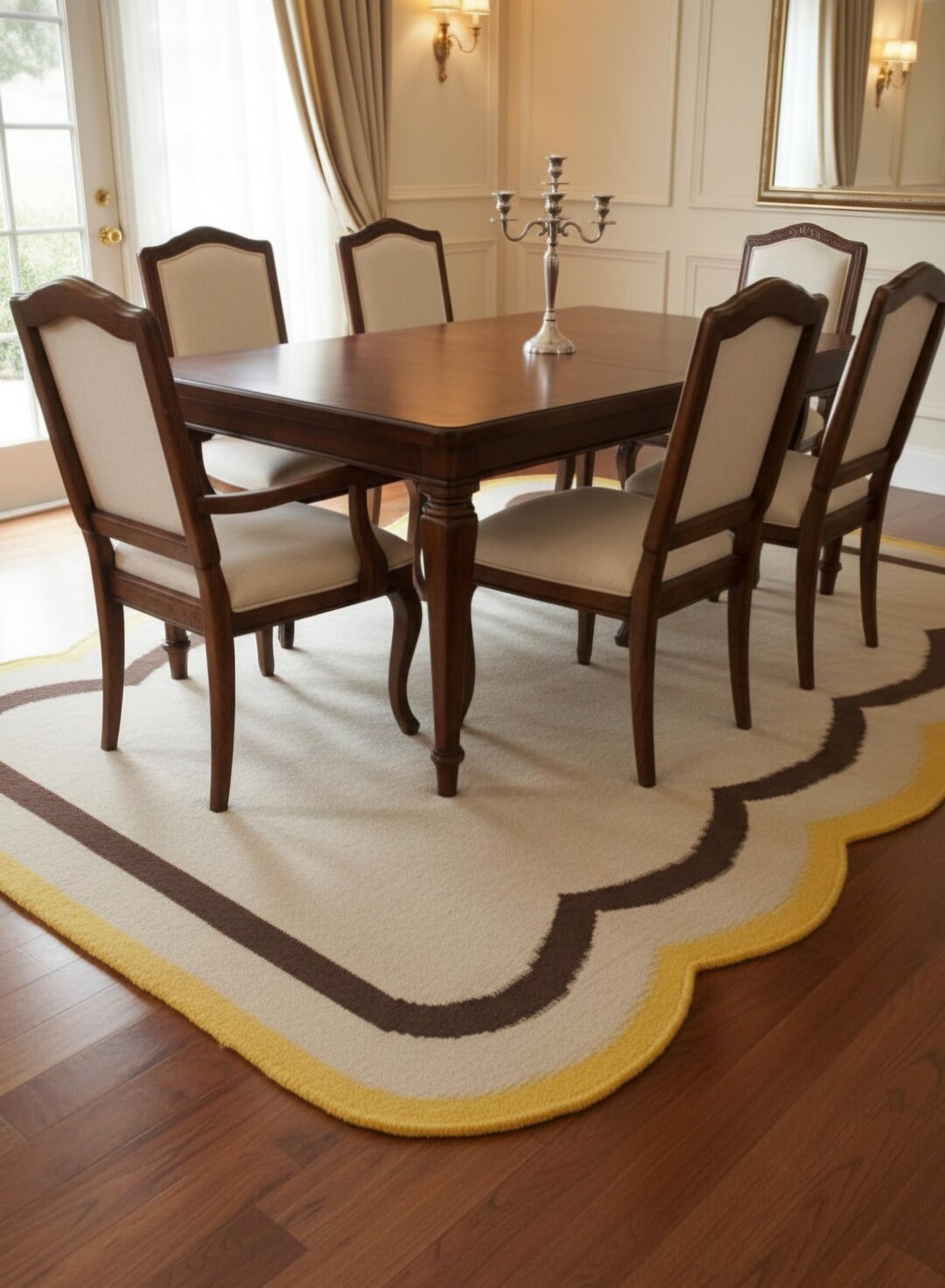 Flatweave Woollen Curvy Rugs - Etsy