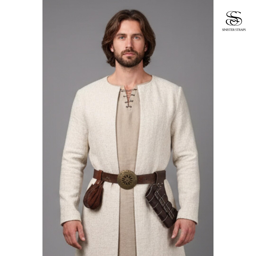 Renaissance Medieval Leather Belt & Sword Frog | Knight Viking Pirate ...