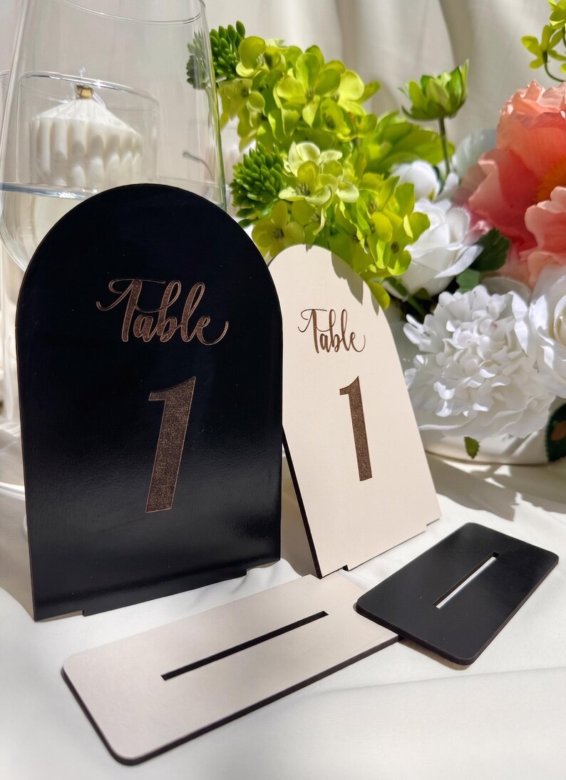 Wooden Arch Wedding Table Numbers - Etsy