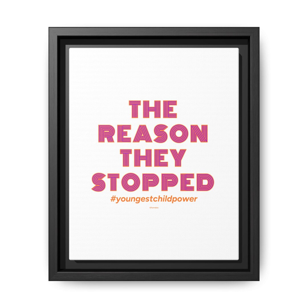 The Reason They Stopped Poster Matte Canvas - Etsy