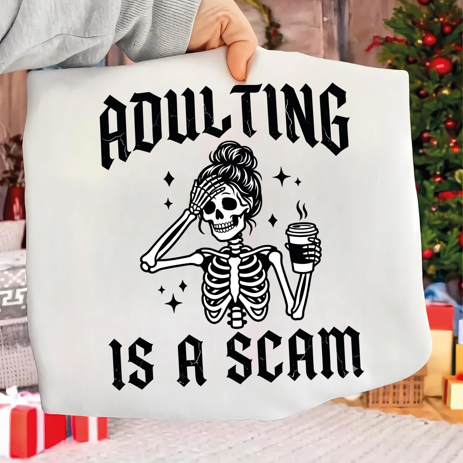 Adulting is a Scam PNG, Funny Sarcastic Sublimation Png Design,funny ...