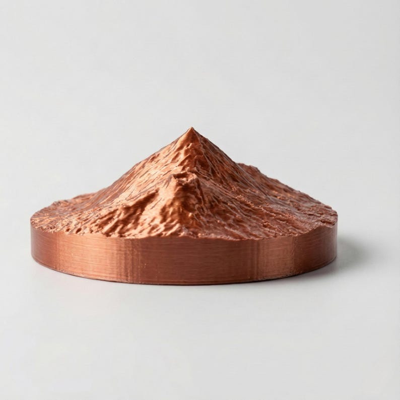 Custom 3D Topographic Map - Custom Mountain Model - Any Location or ...