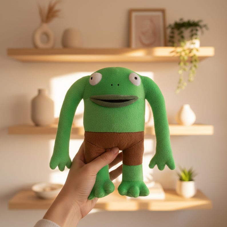 Smiling Friends Plushie / Glep, Charlie Dompler, Allan Red, Pim Pimling ...