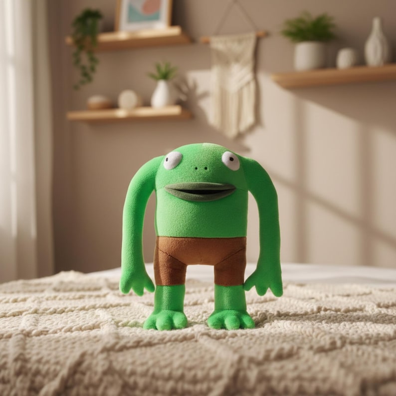 Smiling Friends Plushie / Glep, Charlie Dompler, Allan Red, Pim Pimling ...