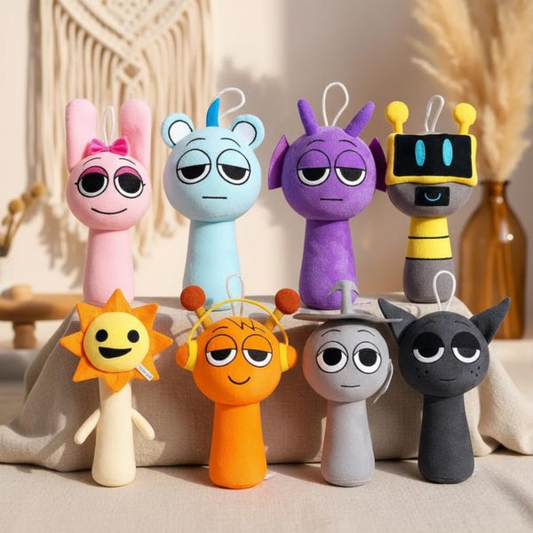Sprunki Plushies - Etsy