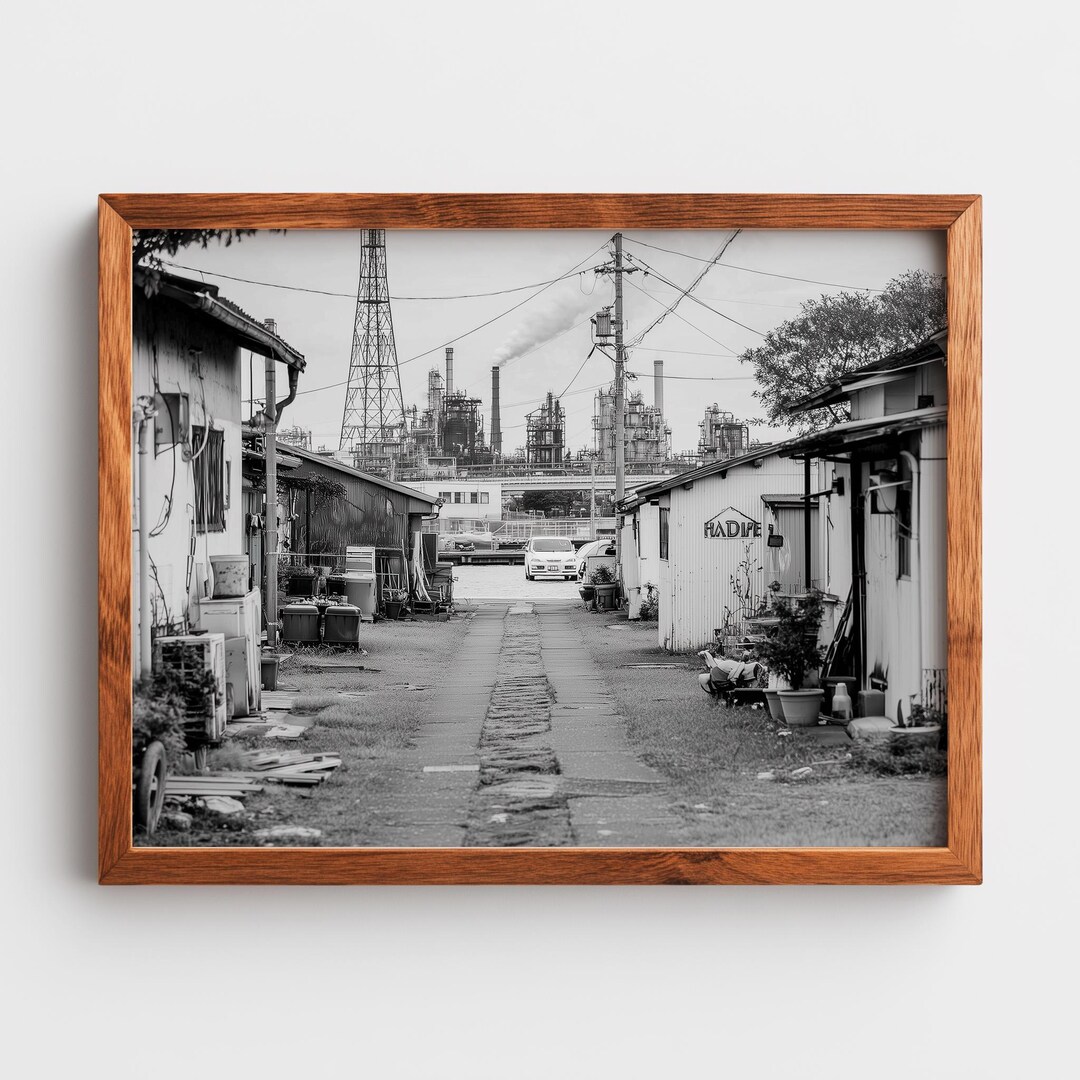 Moody Urban Alley Photography – Industrial Refinery, Gritty Documentary ...