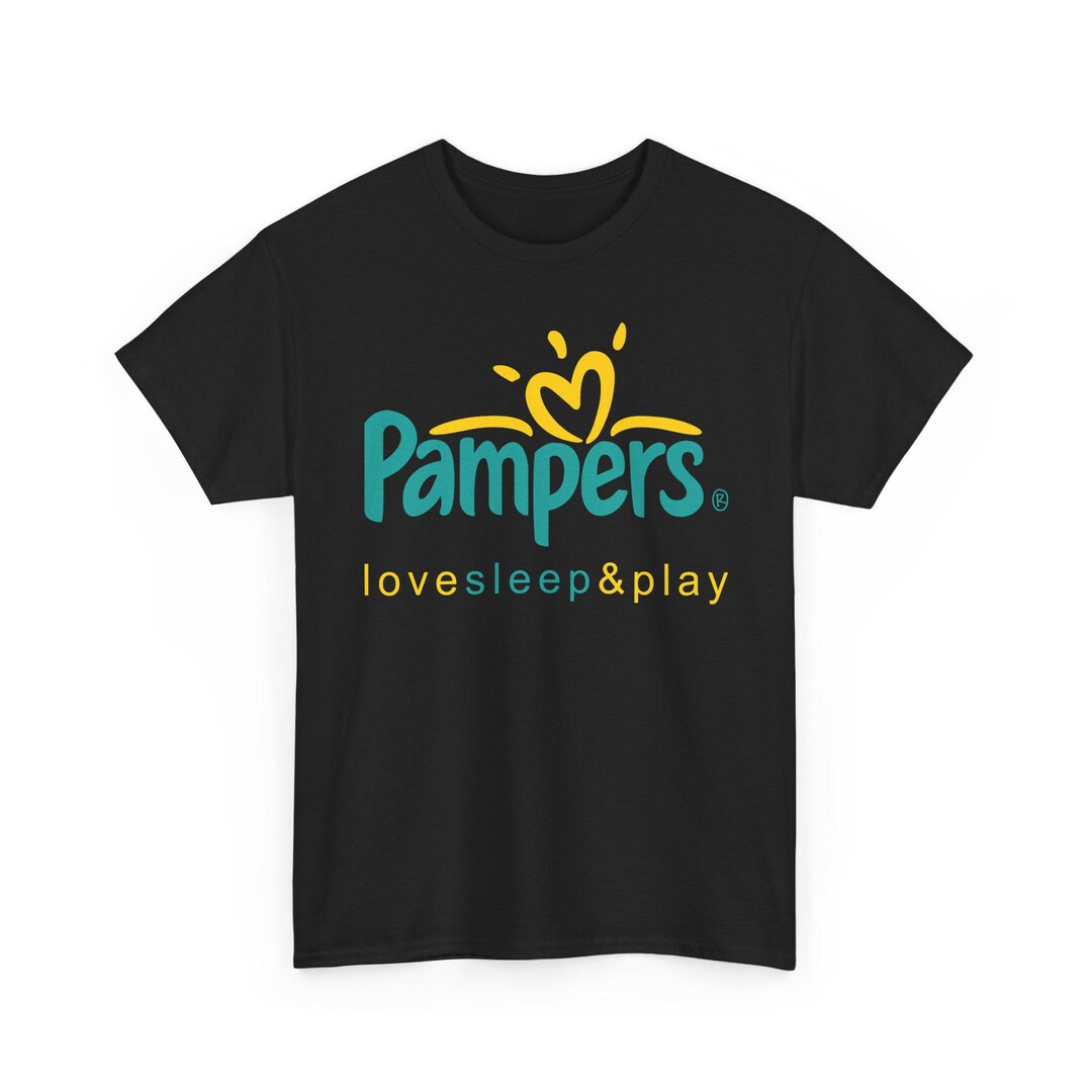 Pampers Lovesleepandplay Logo T Shirt Pastel Graphic Tee Unisex Cotton