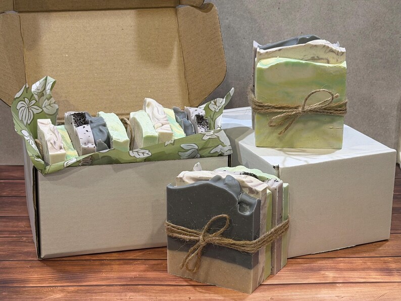 Half Bar Variety Pack- Handcrafted Goat Milk + Shea Butter Soap Bars - Etsy