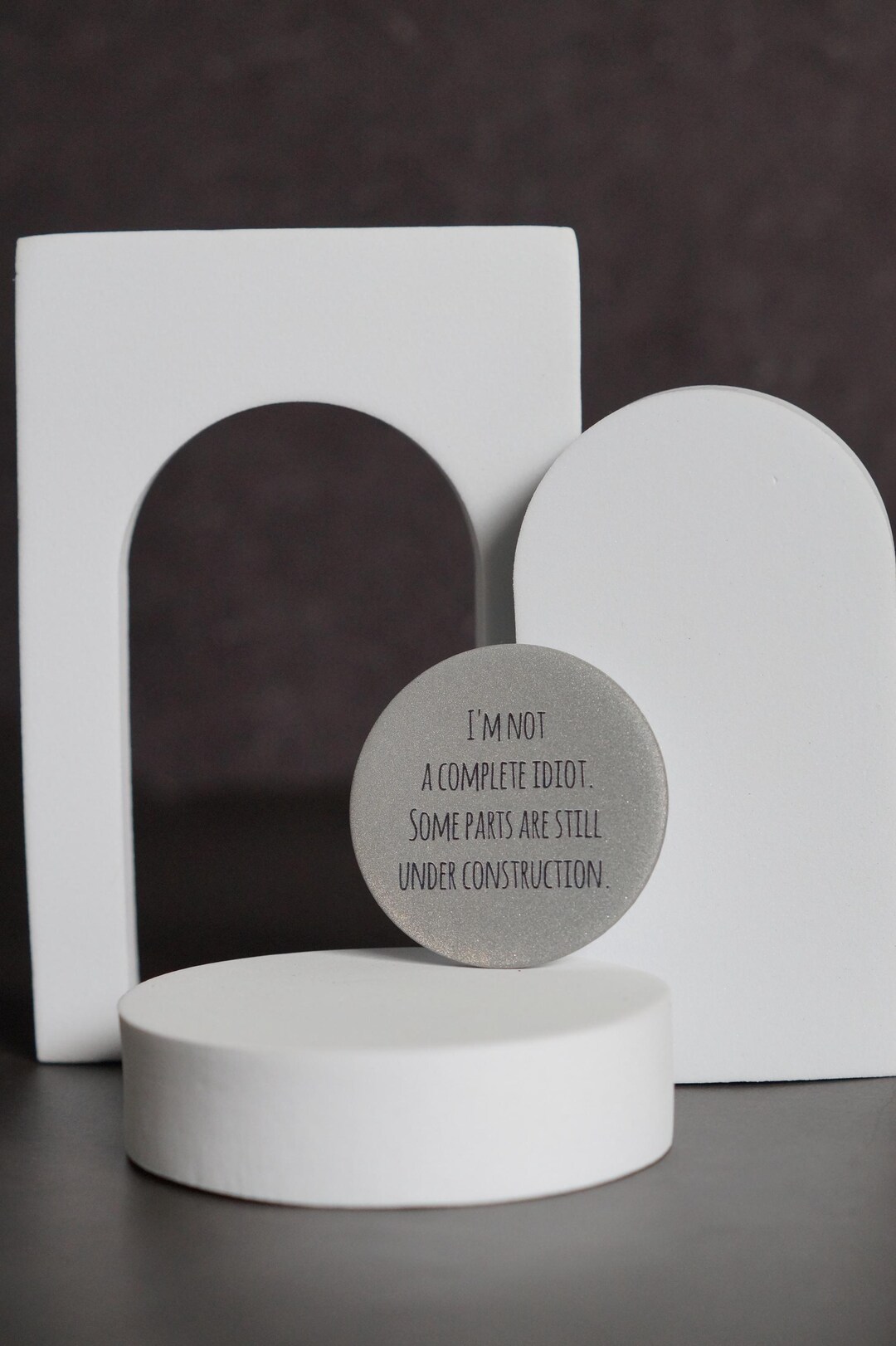Reflective Pin Button, Funny Quote Safety Wearable (55mm) - Etsy