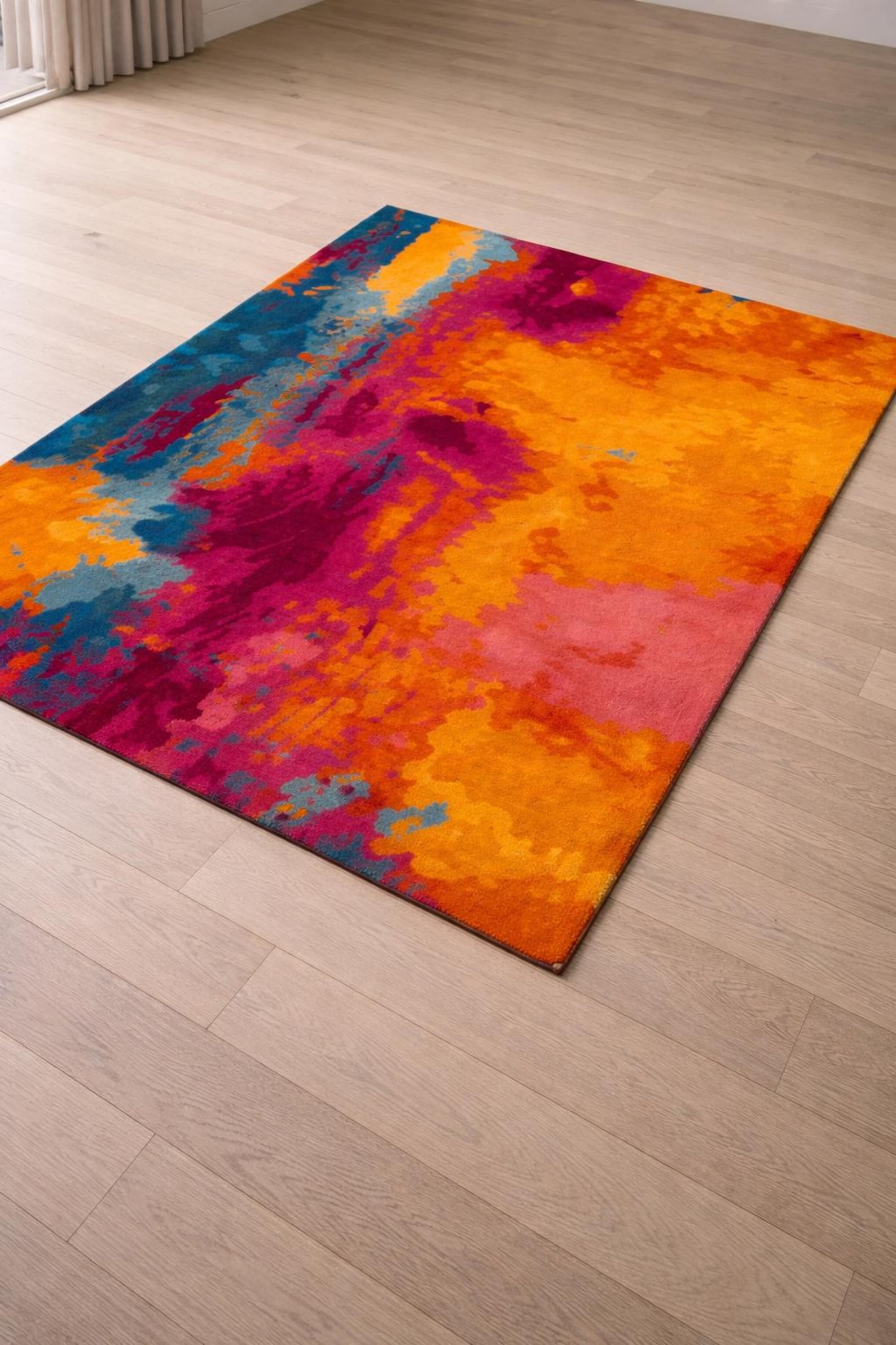 Modern Abstract Hand Tufted Colorful Luxury Area Rug for Living Room ...