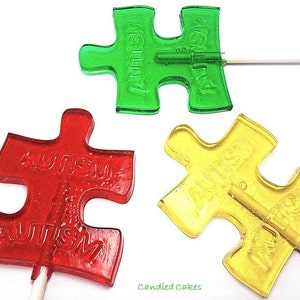 12 AUTISM AWARENESS LOLLIPOPS - Etsy