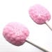 12 OPAQUE BRAIN LOLLIPOPS - Hard Candy Lollipops, Mad Scientist Party ...