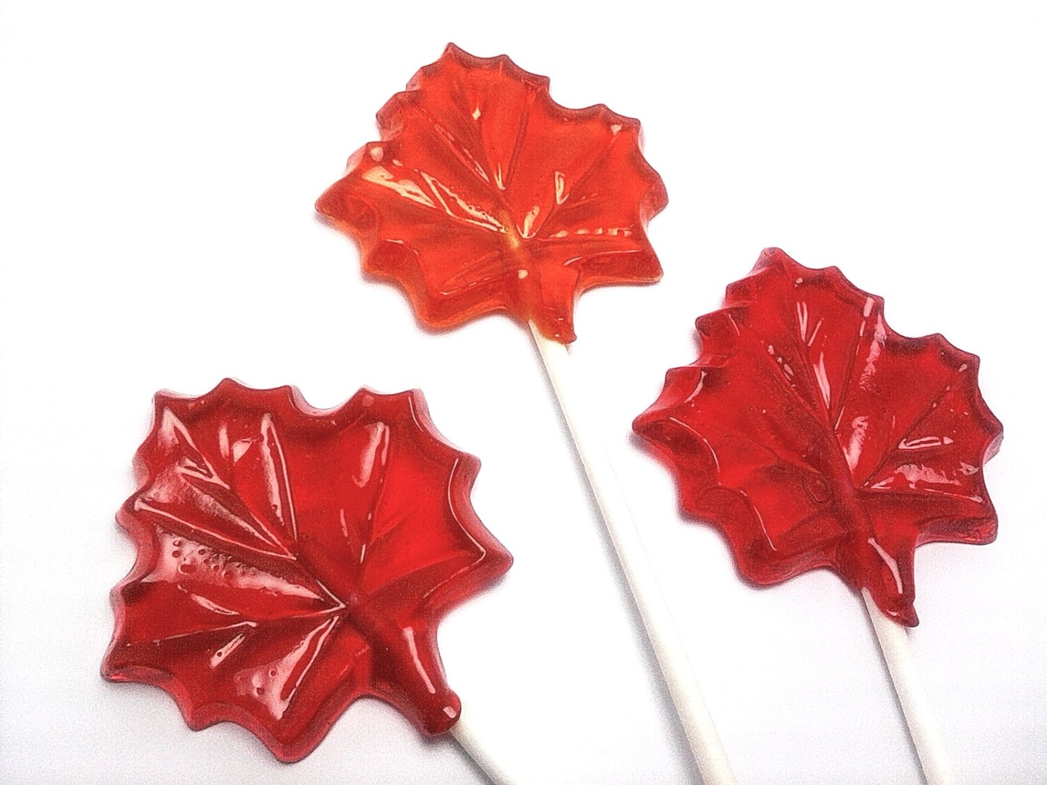 12 MAPLE LEAF LOLLIPOPS Fall Party Favors | Etsy