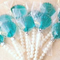 Hard Candy Edible Sugar Shells - Mermaid Mix - Very Detailed - Cupcake ...
