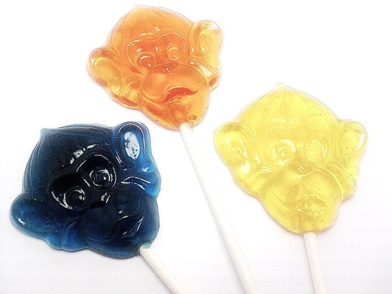 12 MONKEY LOLLIPOPS Zoo Party Animal Party - Etsy