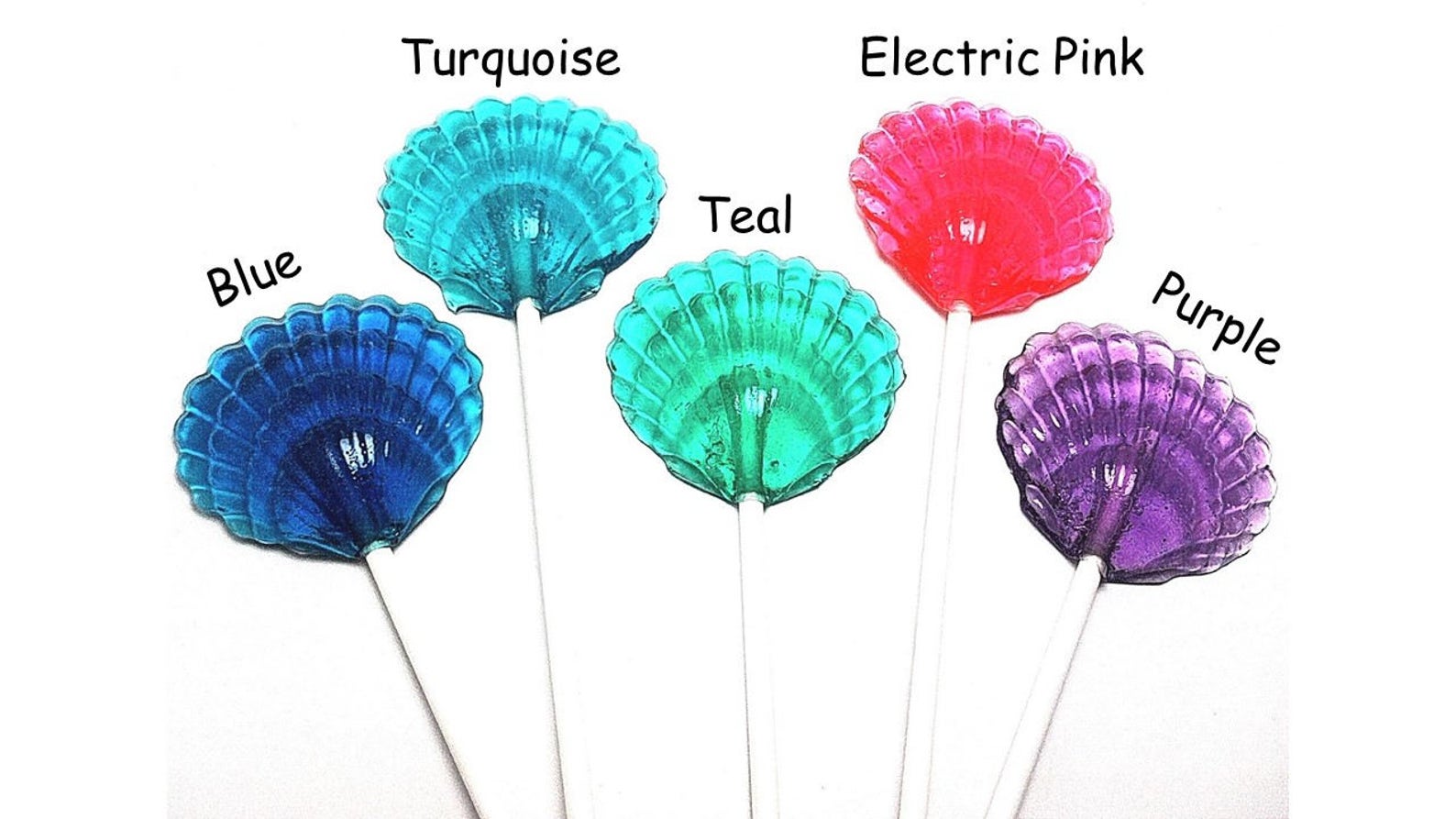 12 CLAMSHELL Lollipops Mermaid Partybeach Wedding Party - Etsy