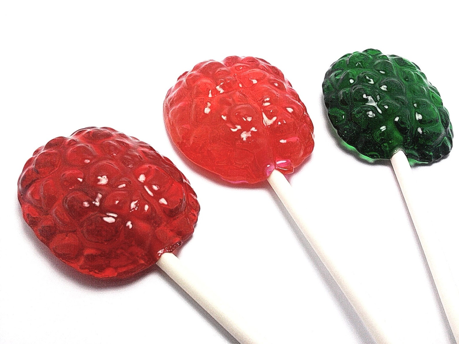 12 TRANSPARENT BRAIN LOLLIPOPS Hard Candy Lollipops Mad | Etsy