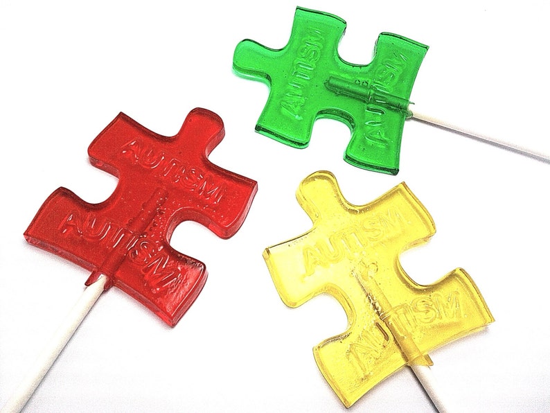 12 AUTISM AWARENESS LOLLIPOPS - Etsy