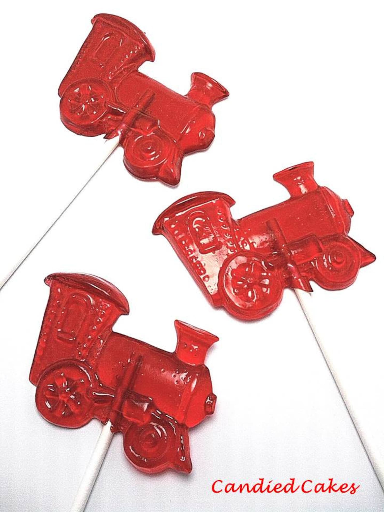 12 TRAIN LOLLIPOPS Train Party Choo Choo Train Lollipops - Etsy