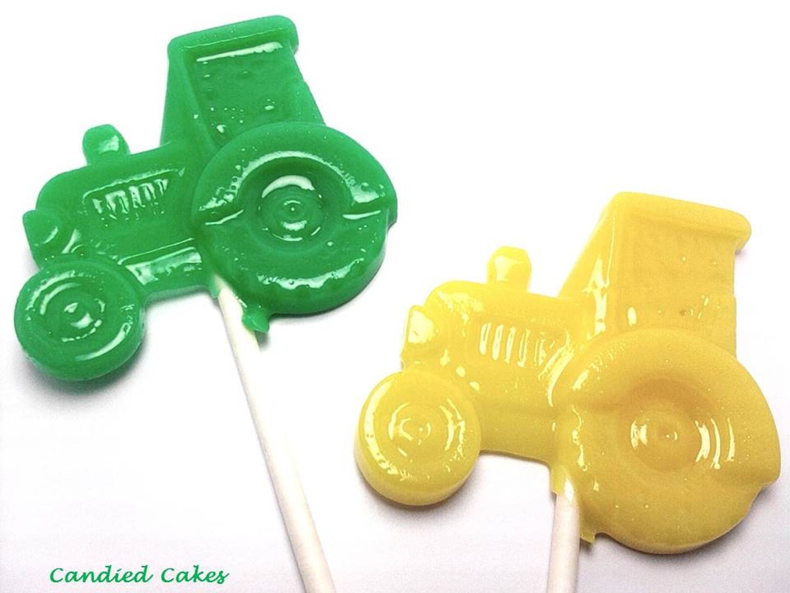 10 OPAQUE TRACTOR LOLLIPOPS Farm Party Tractor Party - Etsy