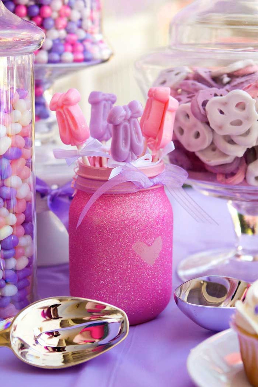 12 OPAQUE BALLERINA SHOE Lollipops - Ballet Themed Party - Etsy