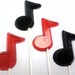 12 MUSICAL NOTE Hard Candy LOLLIPOPS - Music Themed Party, Musical ...