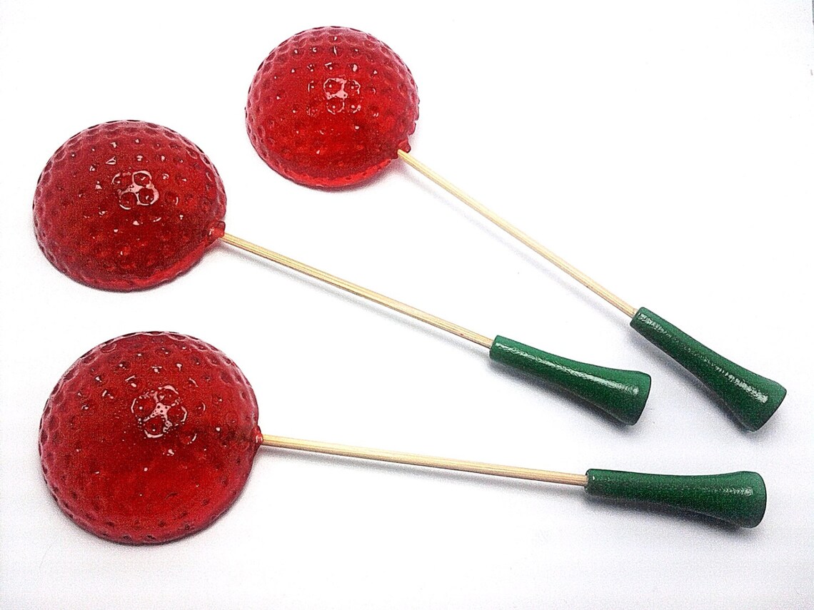 10 GOLF BALL Lollipops golf Party - Etsy