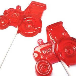 10 TRACTOR LOLLIPOPS - Farm Party, Tractor Party - Etsy