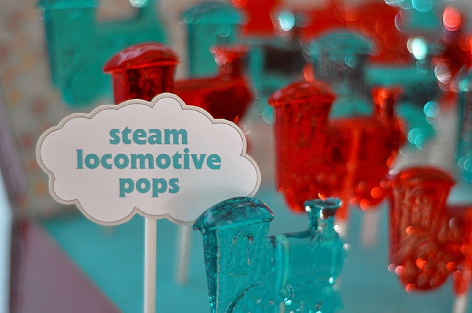 12 TRAIN LOLLIPOPS - Train Party, Choo Choo Train Lollipops - Etsy
