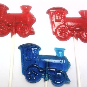 12 TRAIN LOLLIPOPS - Train Party, Choo Choo Train Lollipops - Etsy