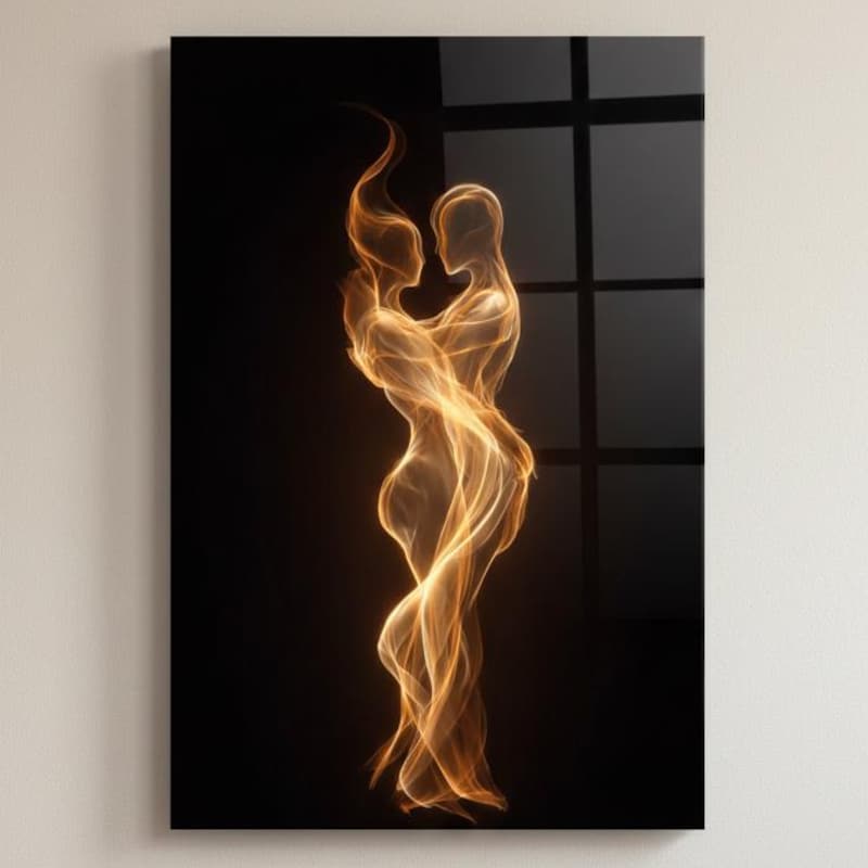 Abstract Flame Wall Art - Etsy