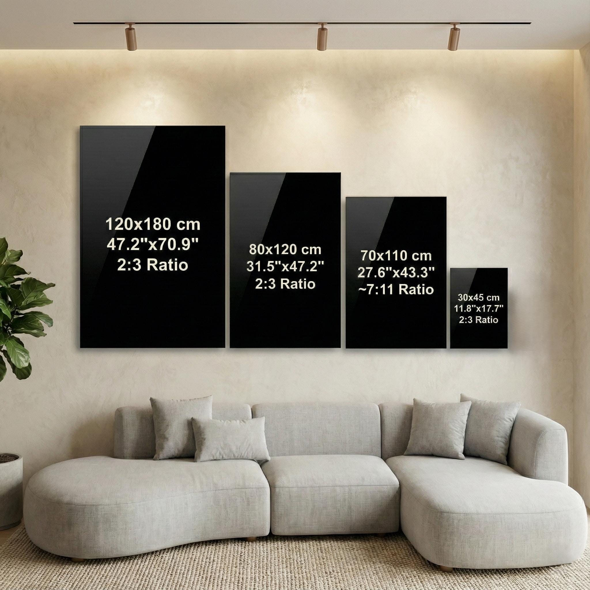 Surreal Black & White Glass Wall Art, Tornado Mind Portrait, Abstract ...