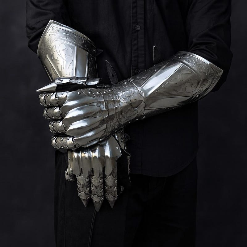 Gothic Gloves Armor - Etsy
