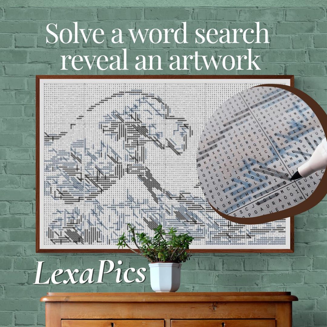 Solve a Word Search, Reveal the Great Wave – Lexapics® Word Search ...