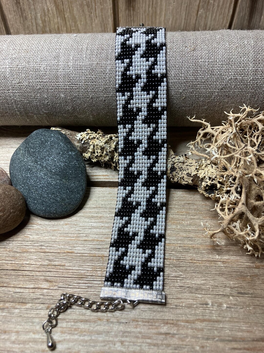 Seed Bead Bracelet Pattern Called PEPITA 2 -- Beading PDF -- Loom ...