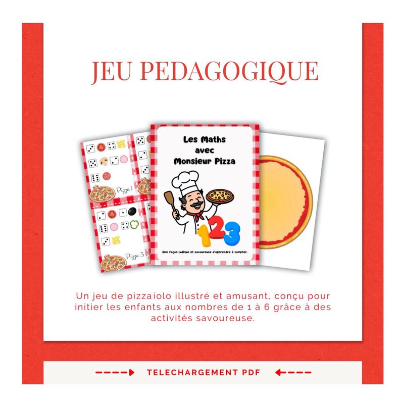 Math Game PDF: Maths With Mr. Pizza - Etsy
