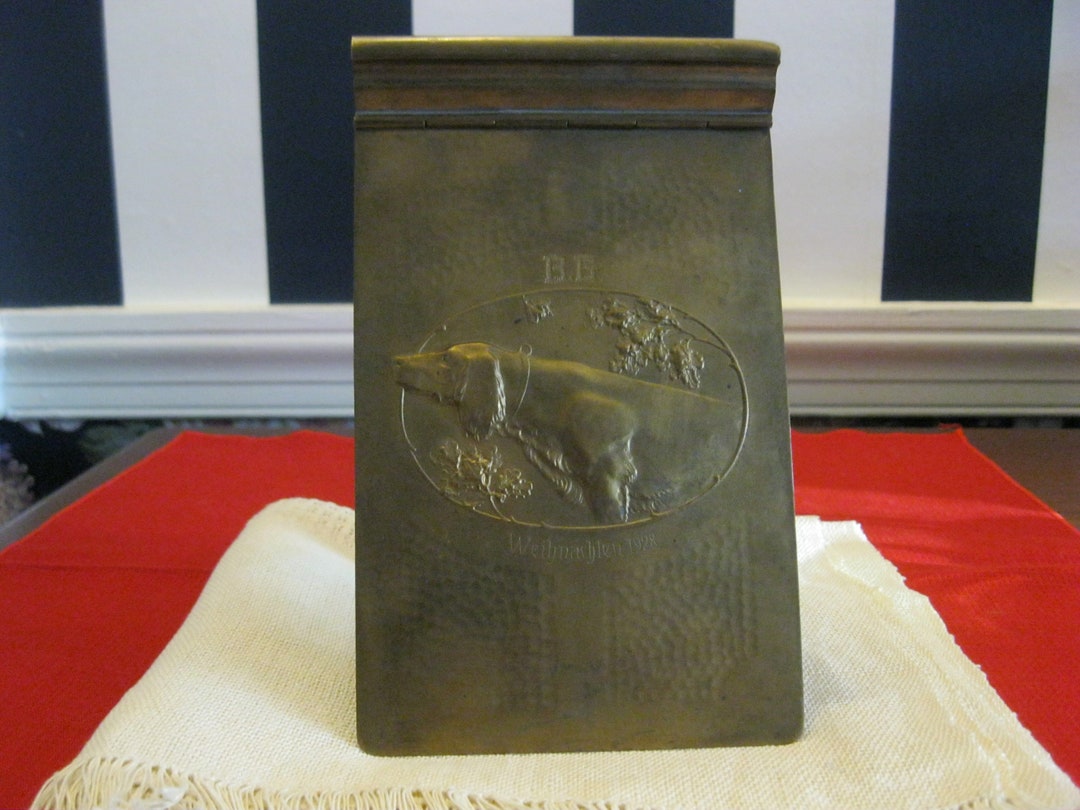 Hammered, Engraved Brass Notepad Cover, by WMF - Etsy UK