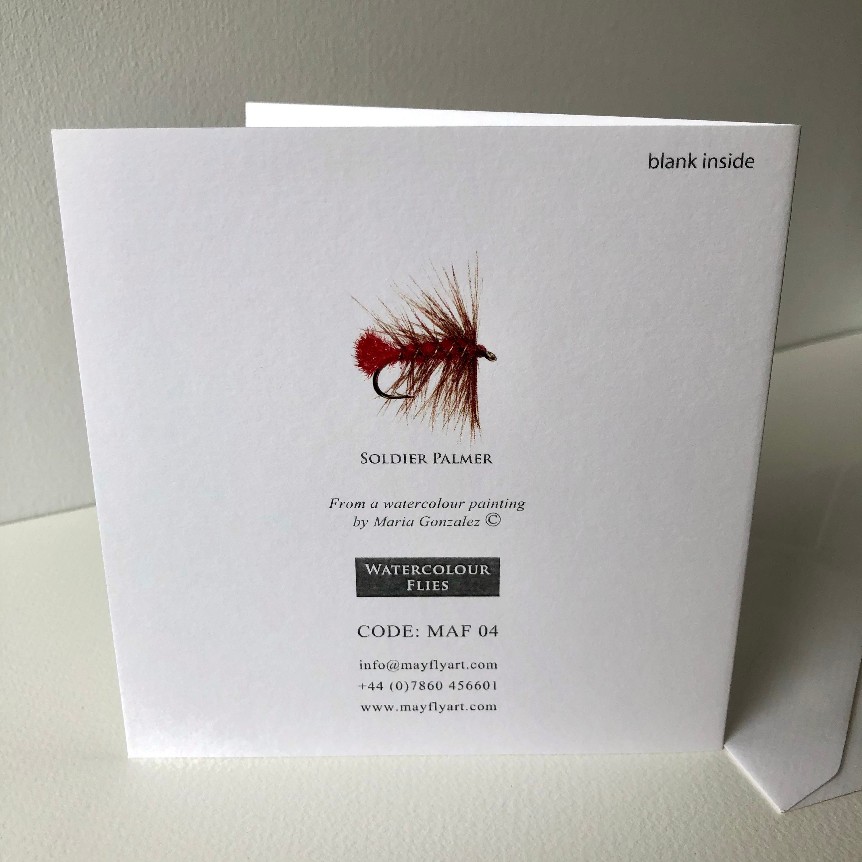 SOLDIER PALMER Fly Fishing Fine Art Greeting Card - Etsy