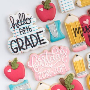 Hello Grade Cookie Cutter: Back to School Treat Cutter - Etsy