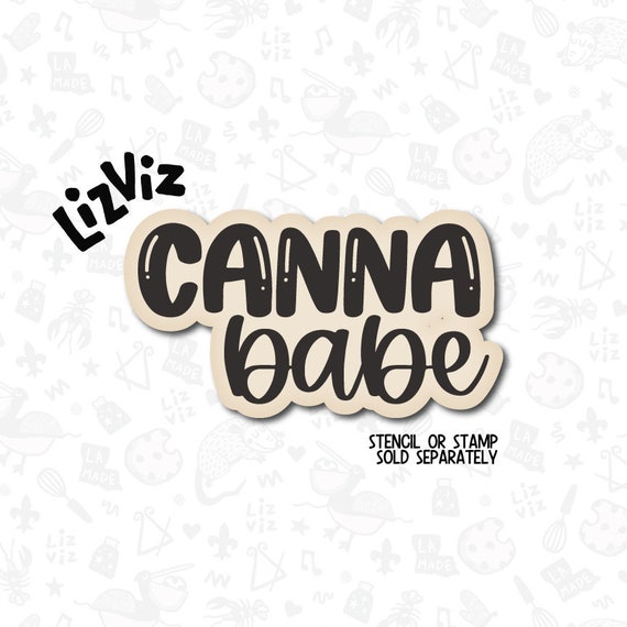 420 Cookie Cutter. Weed Cookie Cutter. Marijuana. Canna Babe. - Etsy