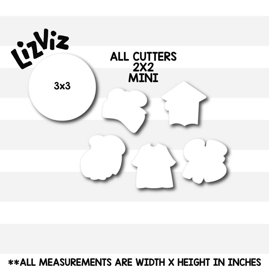Graduation Cookie Cutter Set. Mini 2 Inch Cookie Cutters. 5 - Etsy