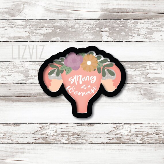 Floral Uterus Cookie Cutter. Feminism Cookie Cutter. Woman | Etsy