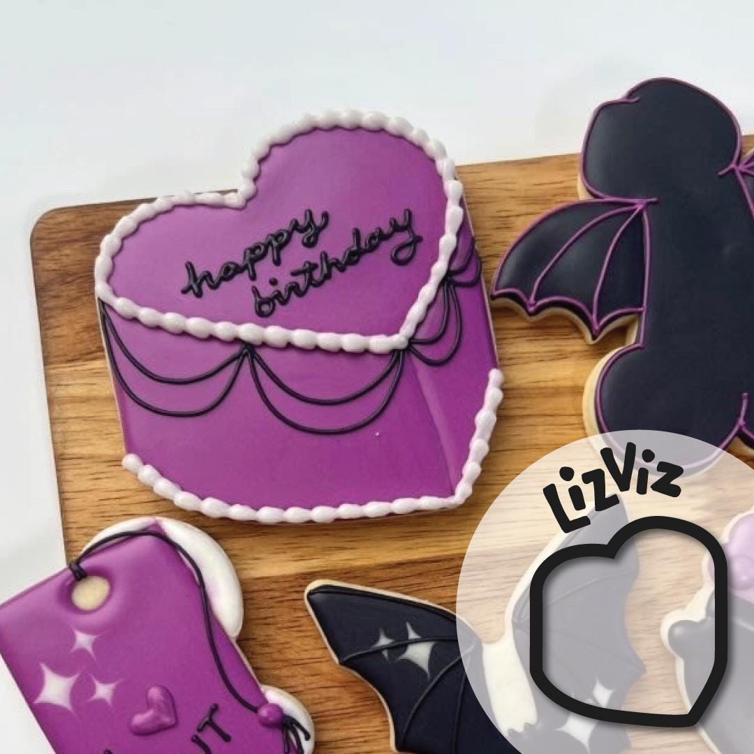 Cookie Cutter Heart Cake - Etsy