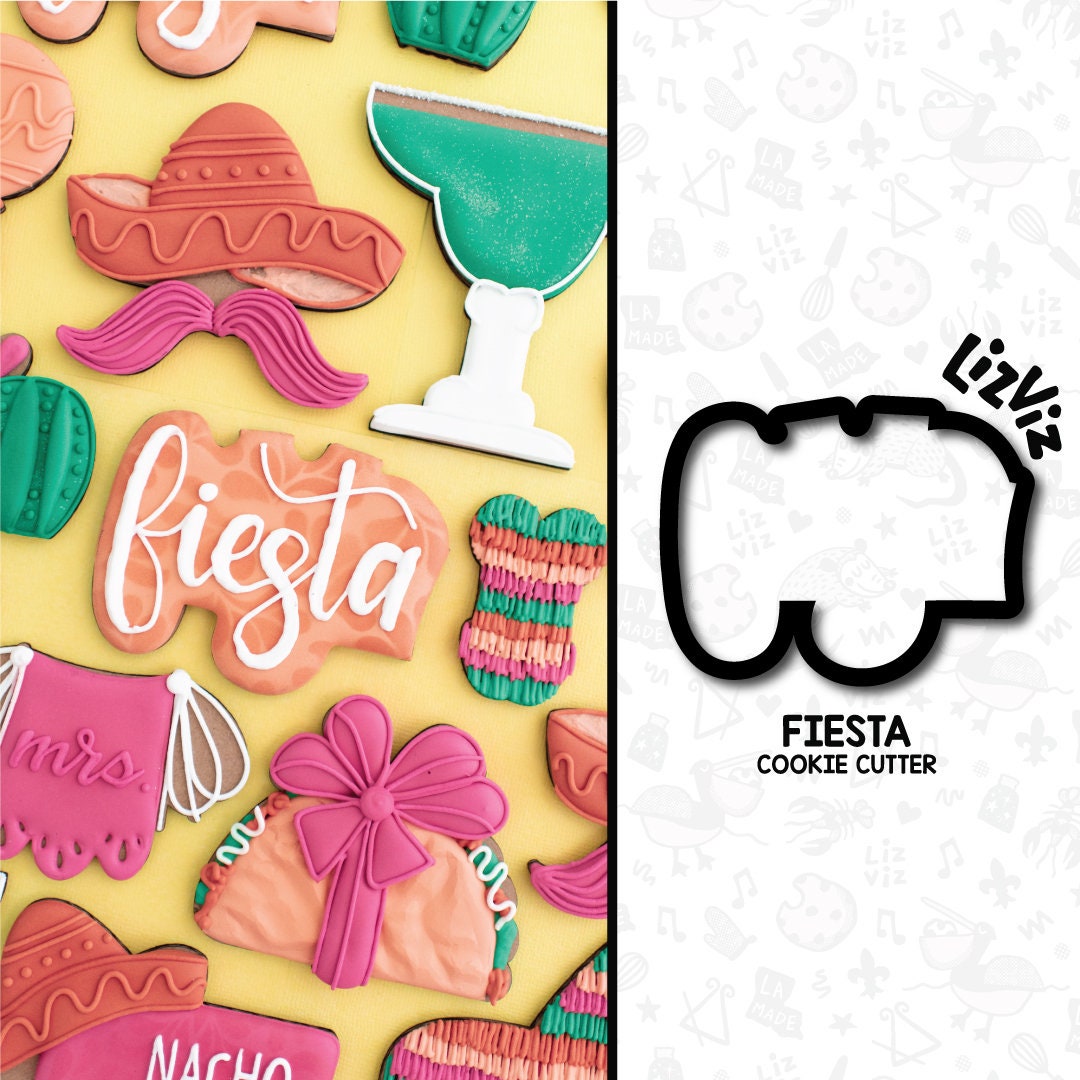 First Fiesta Cookie Cutter Cinco De Mayo Party - Etsy