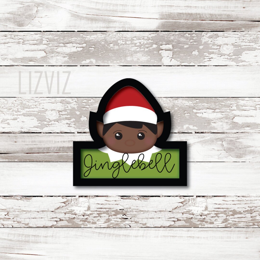Elf Plaque Cookie Cutter: Christmas Baking - Etsy