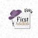 Plaque Cookie Cutter With Cowboy Hat. First Rodeo. - Etsy